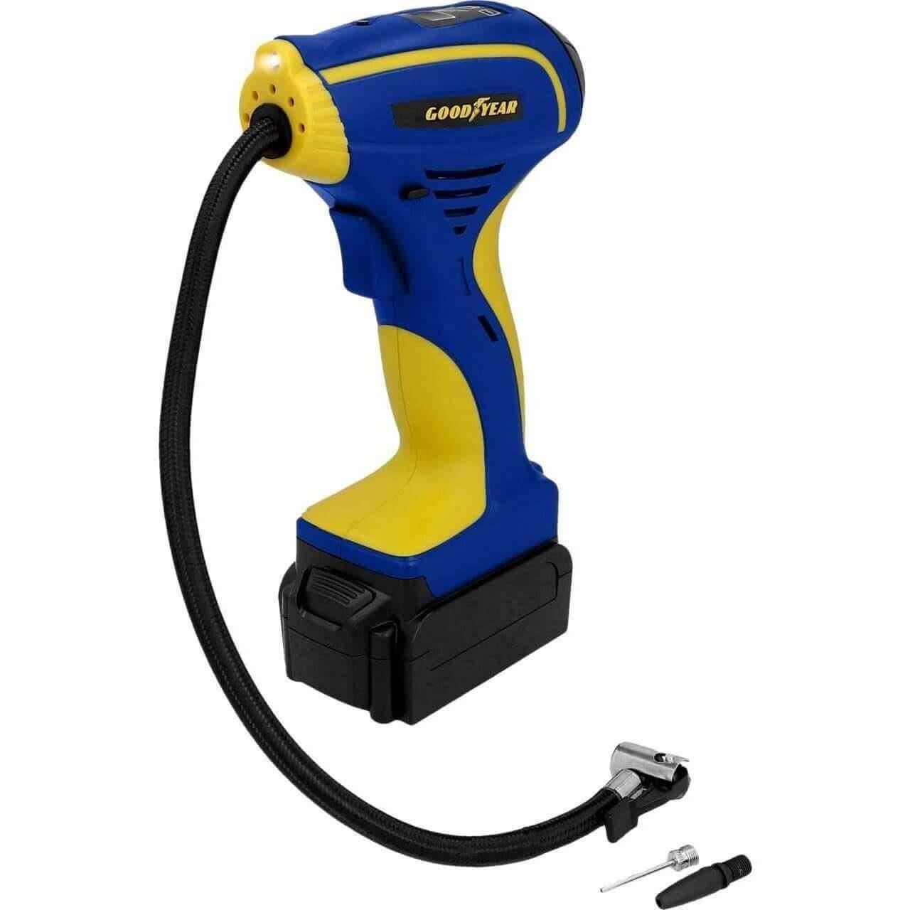 Compresor aer cu acumulator, afisaj digital, Goodyear - Roll Fast