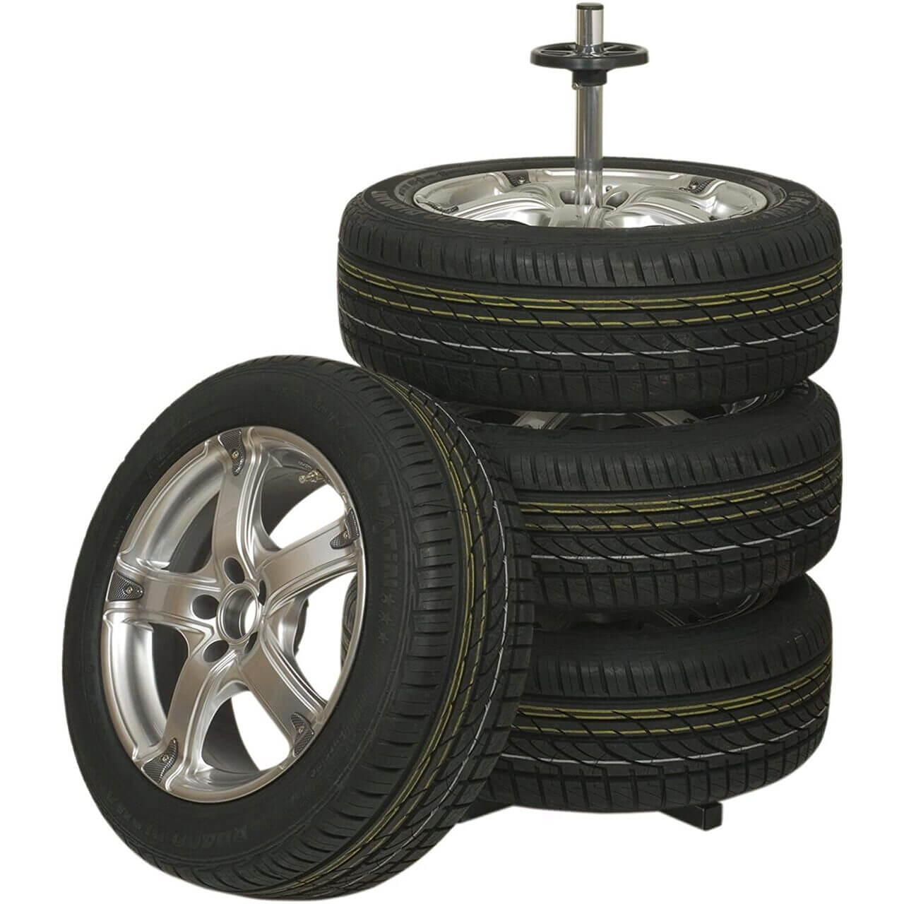 Suport roti auto, depozitare 4 anvelope, pana la 285 mm latime ...