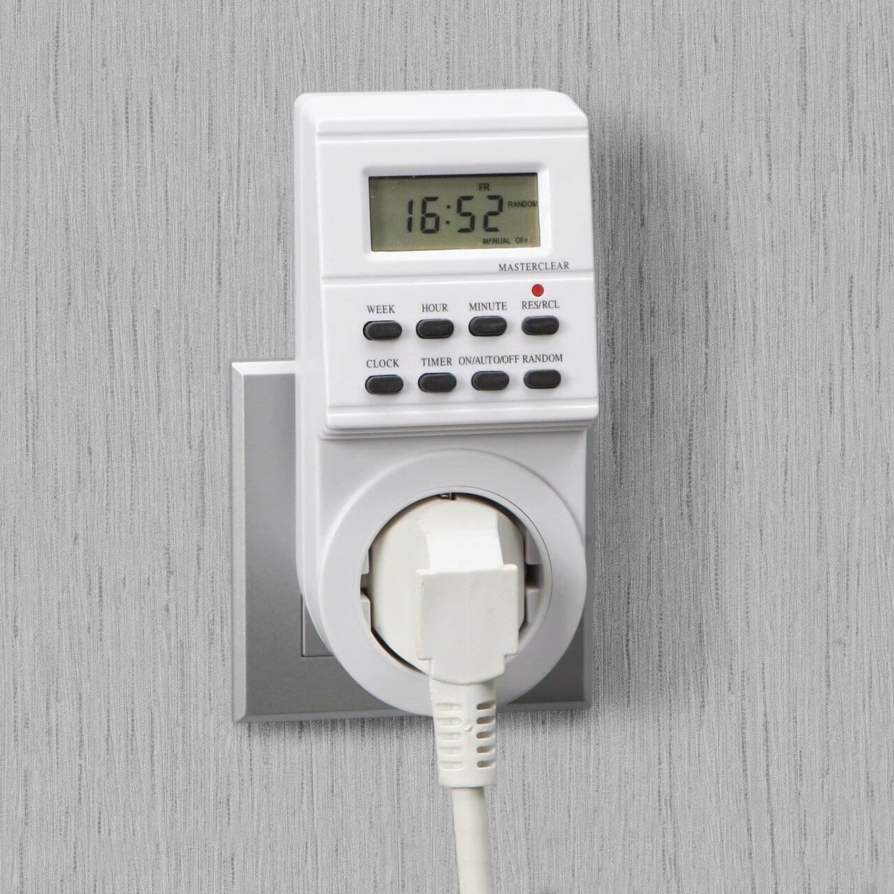 Priza programabila digital, Unitec, alb-resigilat2 - Roll Fast