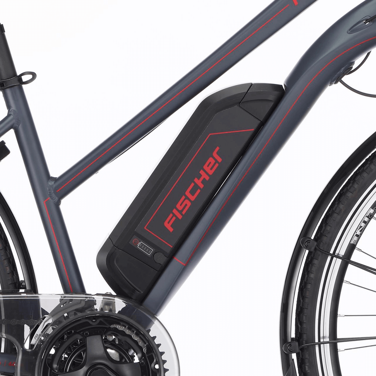 Bicicleta femei, electrica Trekking/Oras , Fischer ETD – 1806, 28 inch ...