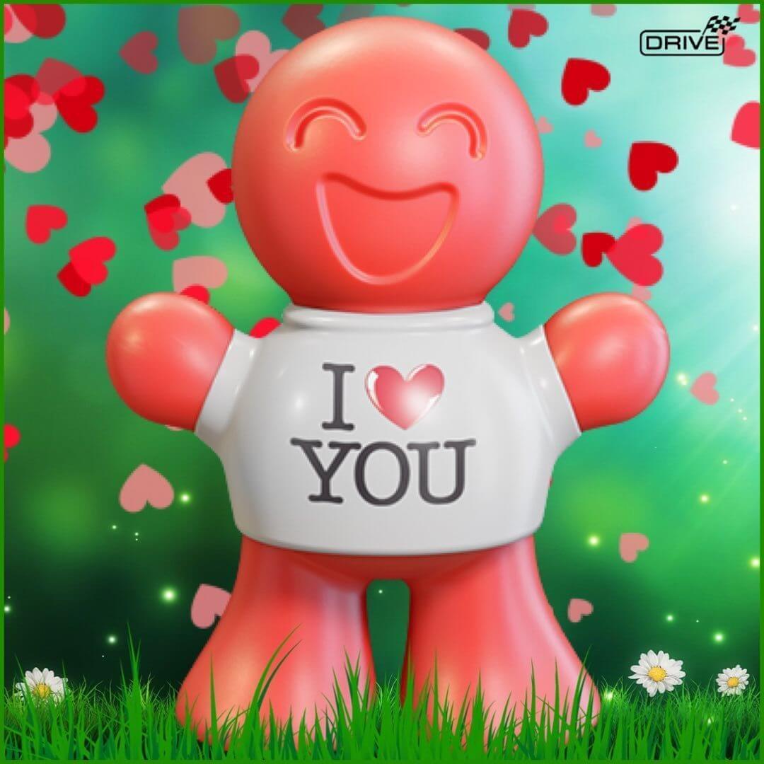 Odorizant auto Little Joe I Love you, Vanilla - Roll Fast