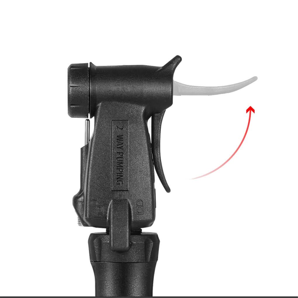 Pompa portabila mini pentru bicicleta, moto, 80 PSI, 21 x 4.5 cm ...
