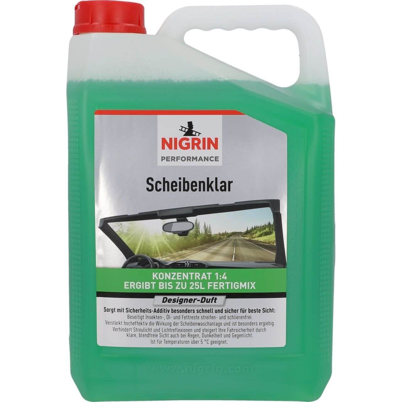 Lichid parbriz concentrat 1: 4 Nigrin Performance, 5L - Roll Fast
